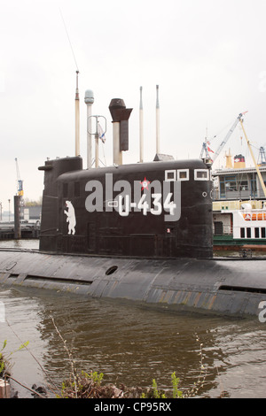 U 434 an ex Russian Submarine being used as a floating museum Hamburg ...