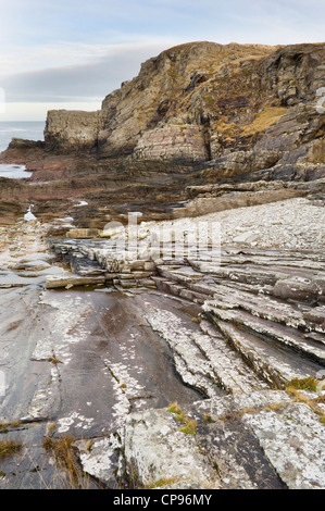 Coastal scenery at Portvasgo, a small bay near Melness, Tongue ...