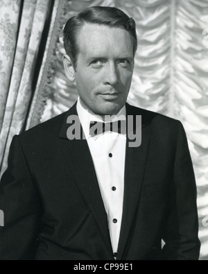 PATRICK McGOOHAN (1928-2009) Irish-American actor here filming episode ...
