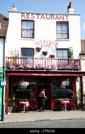 Birdies Restaurant, Whitstable Stock Photo - Alamy