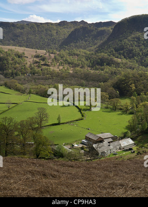 The Bowder Stone in Borrowdale, Lake District National Park, Cumbria ...