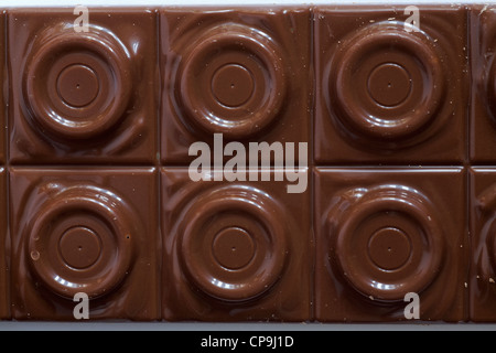 slab of Nestle Rolo chocolate bar set against white background Stock ...