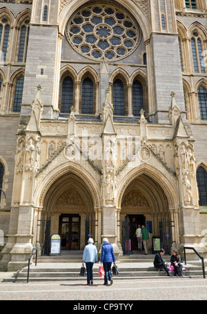 Front steps, entrance doors to the Cathedral of Our Lady of the ...