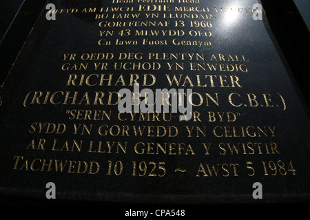 The Welsh Actor Richard Burton's hometown of Pontrhydyfen, Port Talbot ...