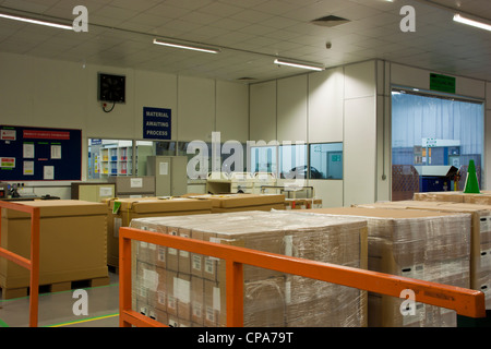 Goods In department and incoming quality inspection in an electronics ...