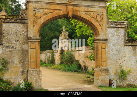 Lord Neidpath at Stanway House in the cotswolds is famous for its 70 ft ...