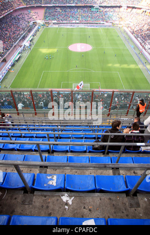 San Siro stadium during the Italian championship Serie A football match ...