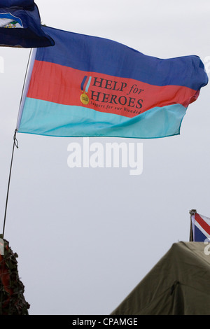 Help for Heroes Flag flying Stock Photo - Alamy