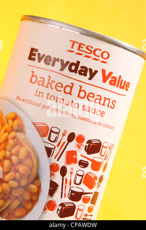 Can of Cheap Tesco Value Supermarket Lager Stock Photo - Alamy