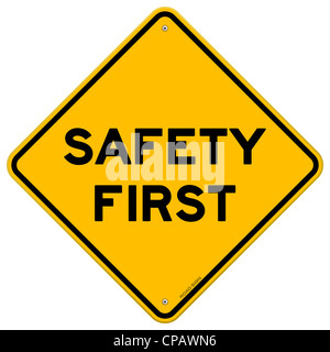 Safety first be careful symbol icon Stock Photo - Alamy