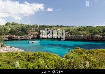 Cala Sanau bay, Majorca, Spain, Europe Stock Photo - Alamy