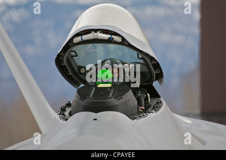 Air Force Lt. Col. Paul Moga, 525th Fighter Squadron Commander, talks ...