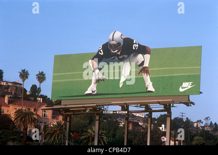 Nike billboard featuring L.A. Raiders player Jim Plunkett in Los ...
