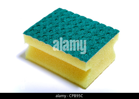 Kitchen Sponge Scouring Pad, Scourer Stock Photo - Alamy