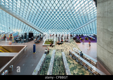 Seattle Public Library Central Stock Photo - Alamy