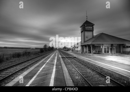 Via Rail Fallowfield Train Station, Ottawa, Ontario, Canada Stock Photo ...