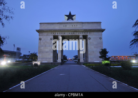 Independence Arch, freedom and justice, Accra, Ghana Stock Photo - Alamy