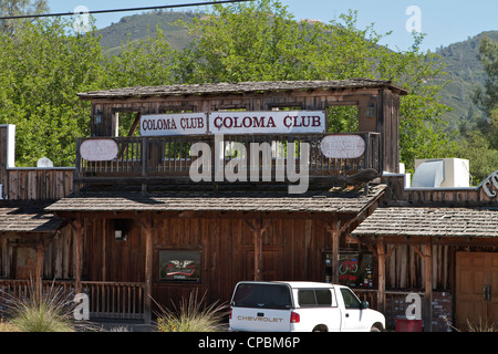 The Coloma Club Bar and Restaurant Coloma California, USA Stock Photo ...