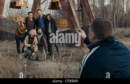 CHERNOBYL DIARIES 2012 Warner Bros . Film from left: Nathan Phillips ...