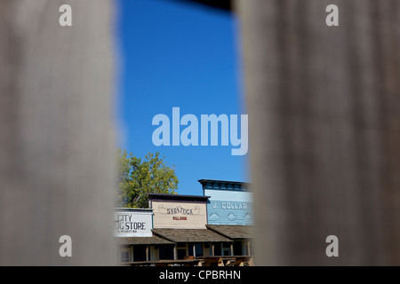 Front Street in Dodge City, frontier town of the Old West, Kansas ...