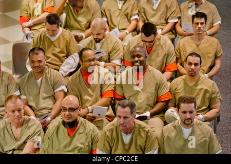 A group of male inmates in prison Stock Photo - Alamy