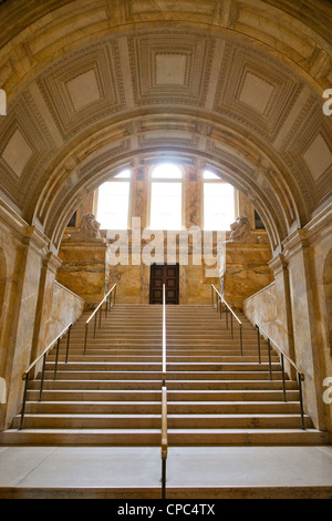 Boston Public Library entrance hall ceiling Stock Photo - Alamy