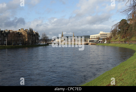 Inverness waterfront Scotland February 2012 Stock Photo - Alamy