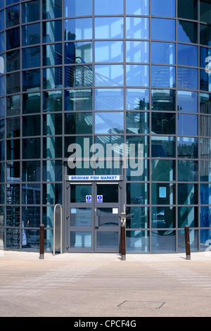 The new Fish Market building at Brixham in Devon Stock Photo - Alamy