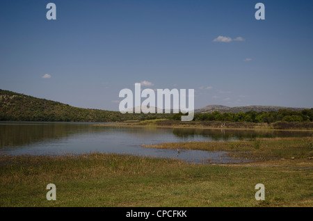 Scenic Of Dam Water's Edge CMD Photo Stock Photo - Alamy