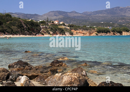 Voulisma Beach (aka Golden Beach) at Istron Kalo Horia, Gulf of ...