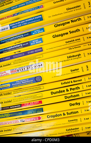 Yellow Pages Phone Book Stock Photo - Alamy