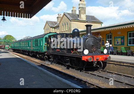 Adams O2 class 'Calbourne' at Alresford, Mid-Hants Railway. Calbourne ...