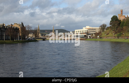 Inverness waterfront Scotland February 2012 Stock Photo - Alamy
