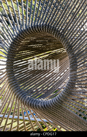 Hemp rope sculpture. Eden project, Cornwall, England Stock Photo - Alamy