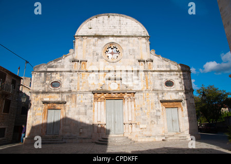 Crkva svetog Stjepana the St Stephens church Stari Grad in Hvar island ...