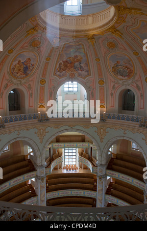 Dresden Frauenkirche Interior Architecture Ornate Decoration Religion ...