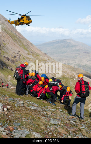 Llanberis Mountain Rescue Team Snowdonia Stock Photo - Alamy
