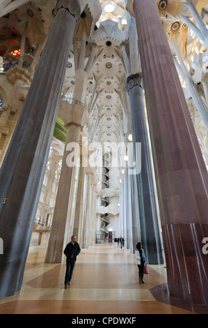 Famous architecture masterpiece Sagrada Familia in Barcelona Stock ...