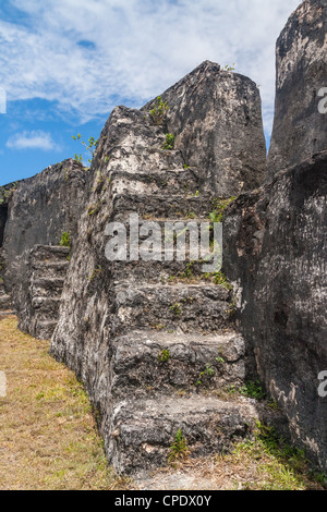 Ruins of Manda fort of Foulpointe, eastern Madagascar Stock Photo ...