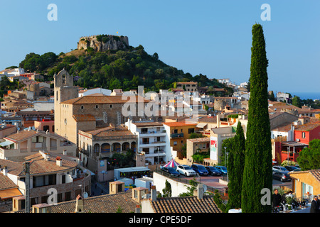Castle of Begur in Costa Brava Catalonia Spain Stock Photo - Alamy