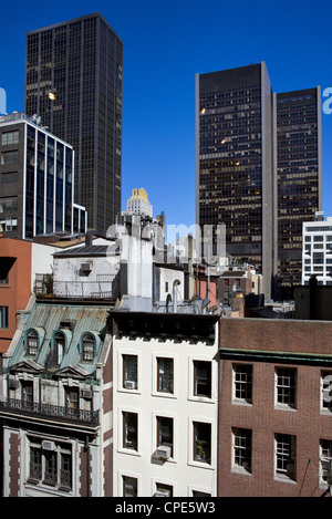 Architectural Styles of Manhattan Stock Photo - Alamy