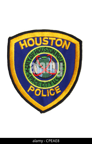 Houston Texas Police Badge Patch Stock Photo - Alamy