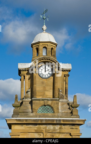 Scarborough Yorkshire UK Clock Tower and Cliffs from the Esplanade ...
