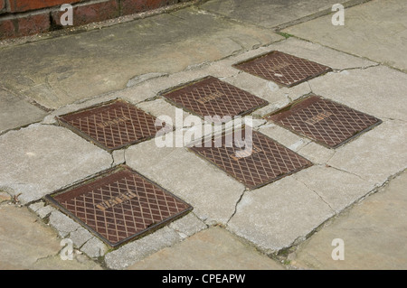 Outside home water meter, England UK Stock Photo - Alamy