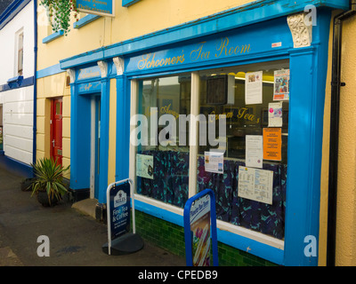 UK Devon Appledore Market Street the Sea Chest Chandlery Stock Photo ...