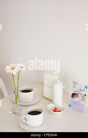 At the breakfast table Stock Photo - Alamy
