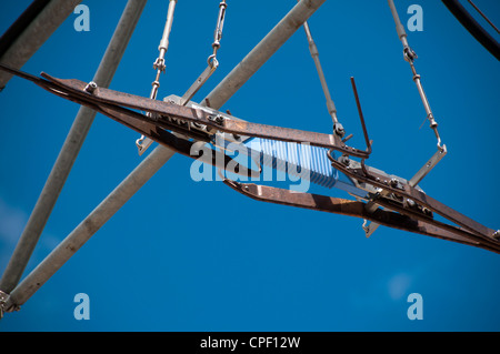 New section Isolator assembly and tram overhead power line, Metrolink ...