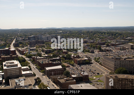 Aerial view of downtown Hartford, CT Stock Photo - Alamy