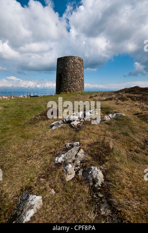 Foel Fawr or Foel Felin Wynt Windmill Mynytho on the Lleyn Peninsula ...