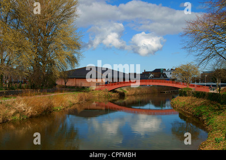 Taunton Town Bridge over River Tone, Bridge Street, Taunton, Somerset ...